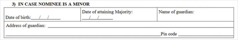Form No. SH-13 - Nomination Form | SAG RTA